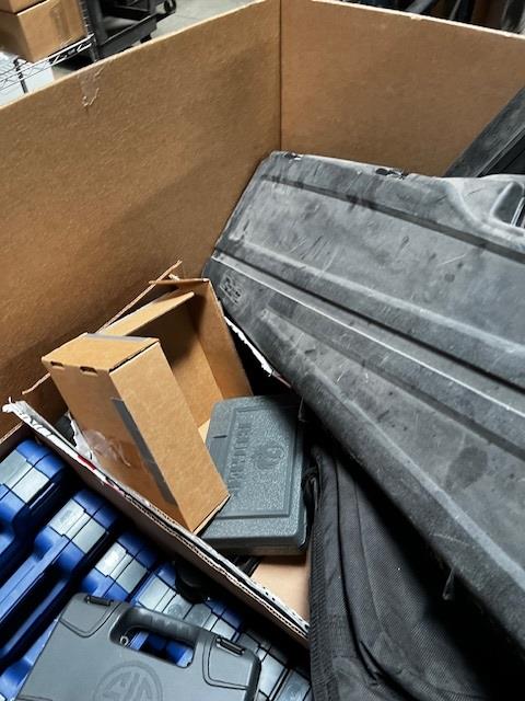 Pallet Of Rifle And Gun Cases | Property Room