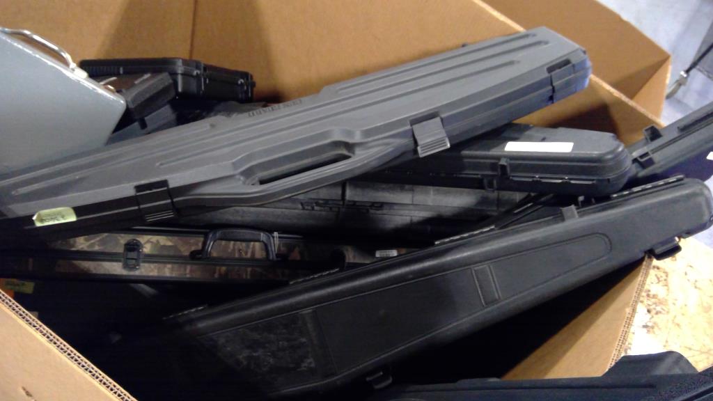Pallet Of Rifle And Hand Gun Cases, 10+ Pieces | Property Room