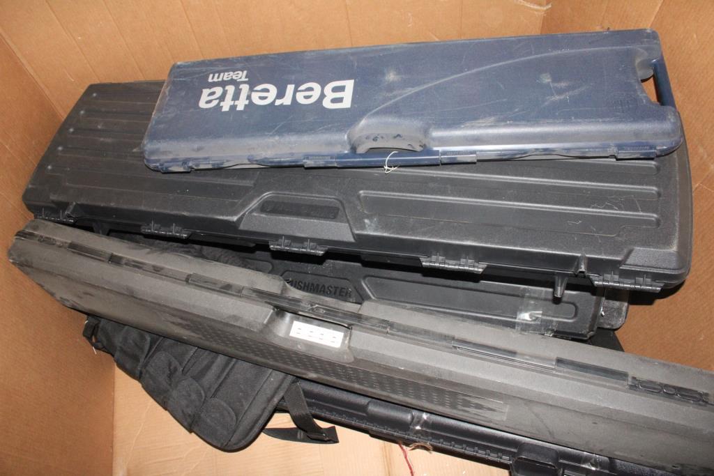 Pallet Of Rifle Cases And More, 10+ Pieces | Property Room