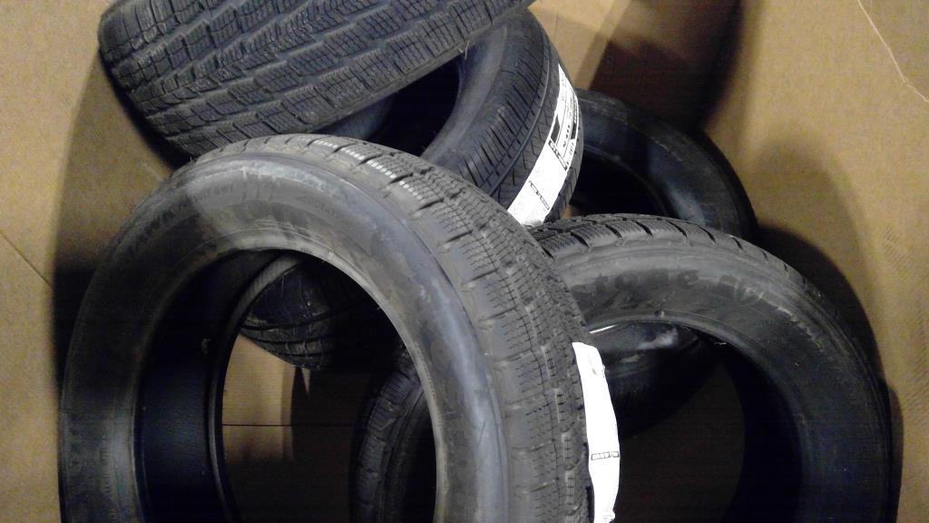 Pallet Of Tires, 5 Pieces | Property Room
