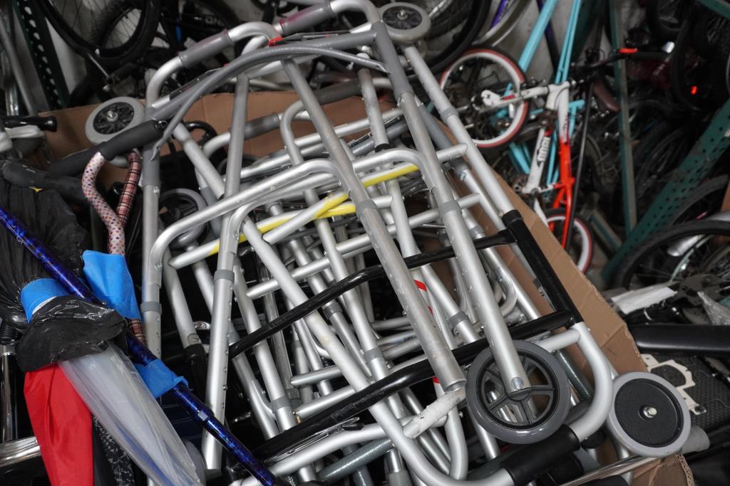 Pallet Of Wheelchairs, Walkers And Canes | Property Room
