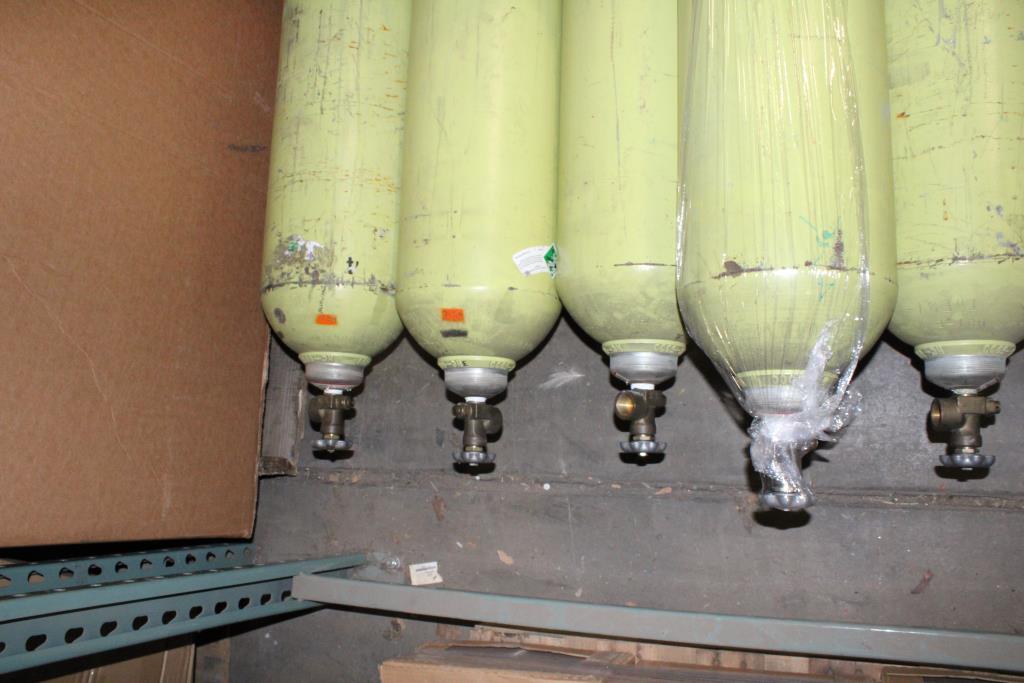 Pallet With Air Tanks & Fan, 6 Pieces | Property Room