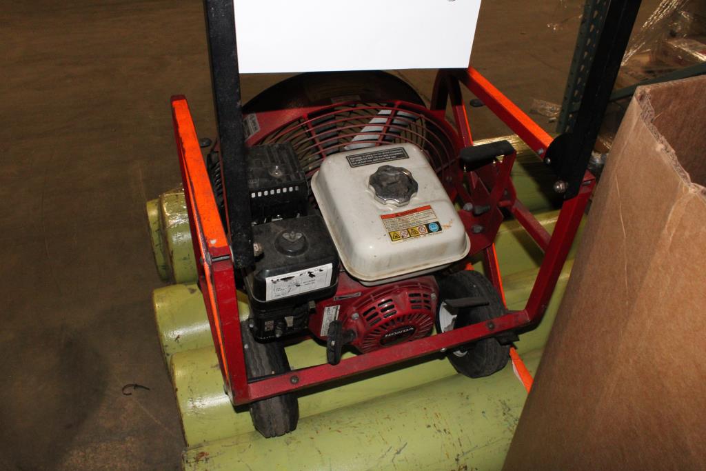 Pallet With Air Tanks & Fan, 6 Pieces | Property Room