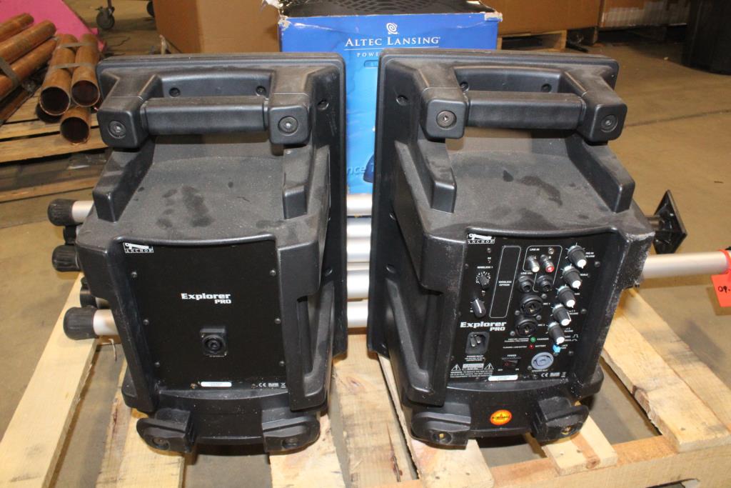 Pallet With Altec Lansing Powered Audio Stereo And More, 5 Pieces ...