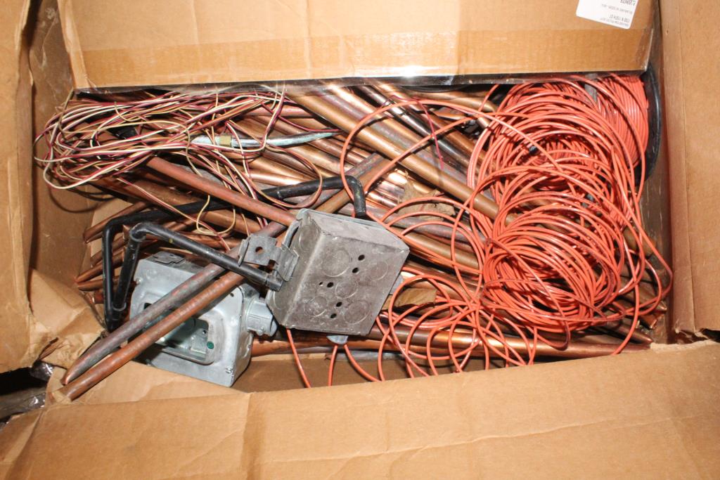 Pallet With Assorted Copper And Other Metal Sold For Scrap, And More ...