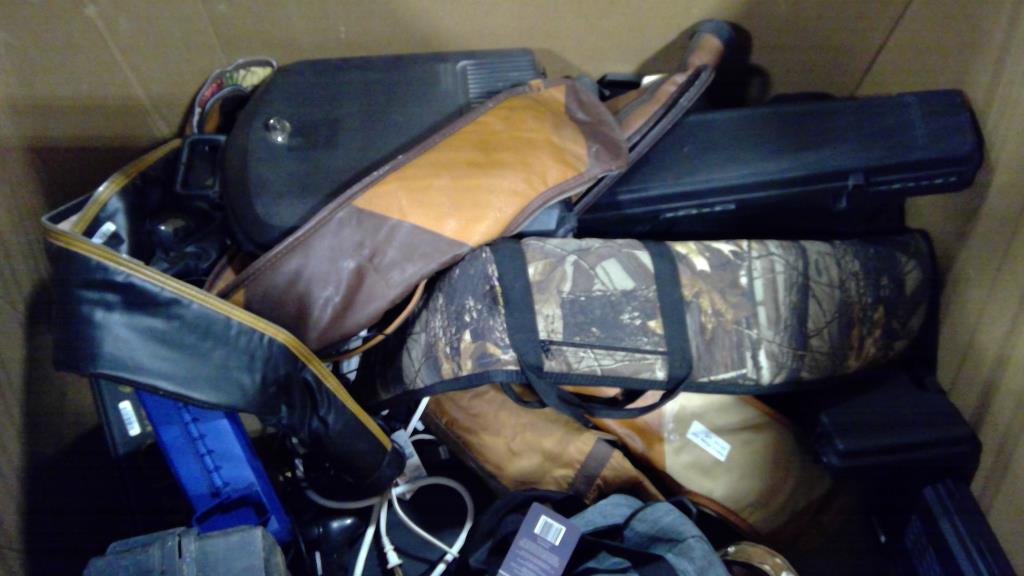 Pallet With Assorted Gun Cases And More, 10+ Pieces | Property Room