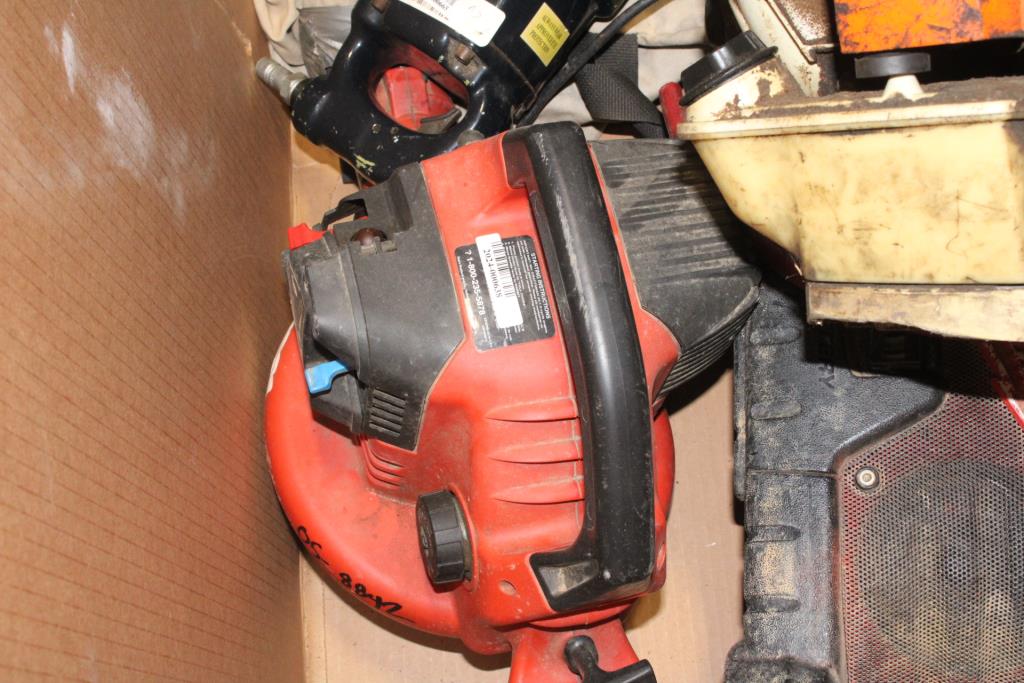 Pallet With Blowers, Power Tools & More, 10+ Pieces | Property Room