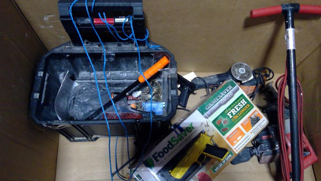 Pallet With Broken Tool Box And More, 5+ Pieces | Property Room