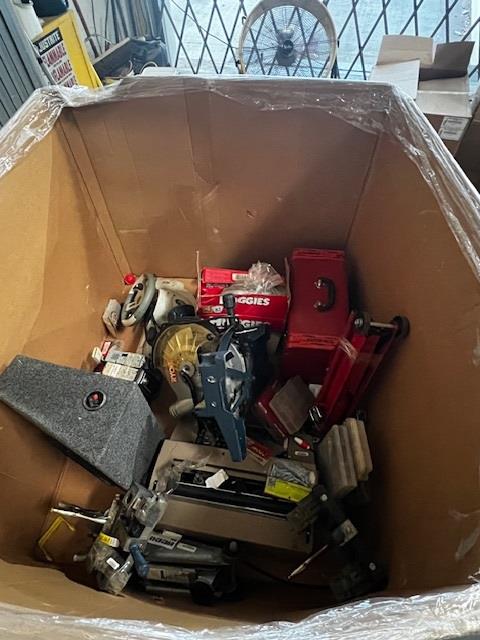 Pallet With Car Speaker, Tools, And More | Property Room