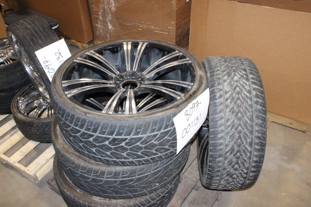 Pallet With Fullway Tires & Rims, 4 Pieces | Property Room