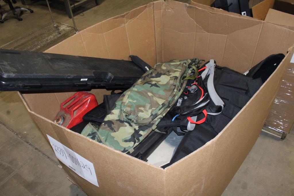 Pallet With Gun Cases And More, 5+ Pieces | Property Room