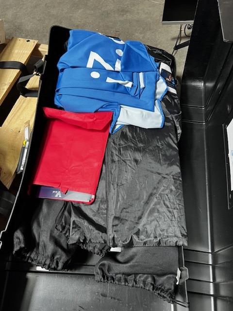 Pallet With Marshall Refridgerator Amp, Bags, Printer Toner, And More ...