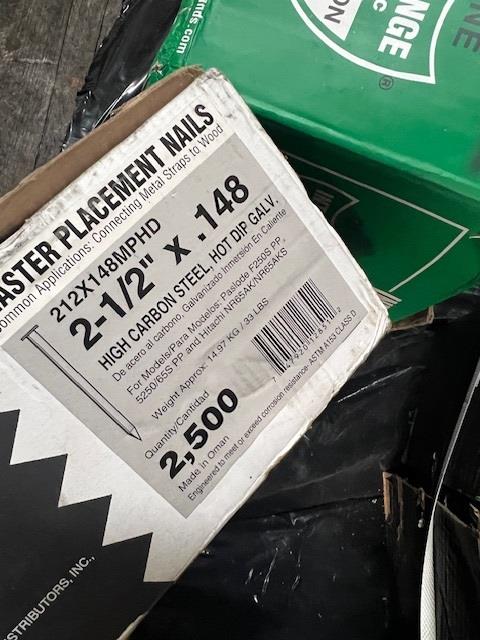 Pallet With Nails, Staples, And Screws | Property Room