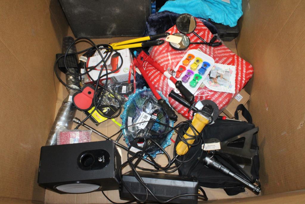 Pallet With Speaker, Tools & More, 20+ Pieces | Property Room