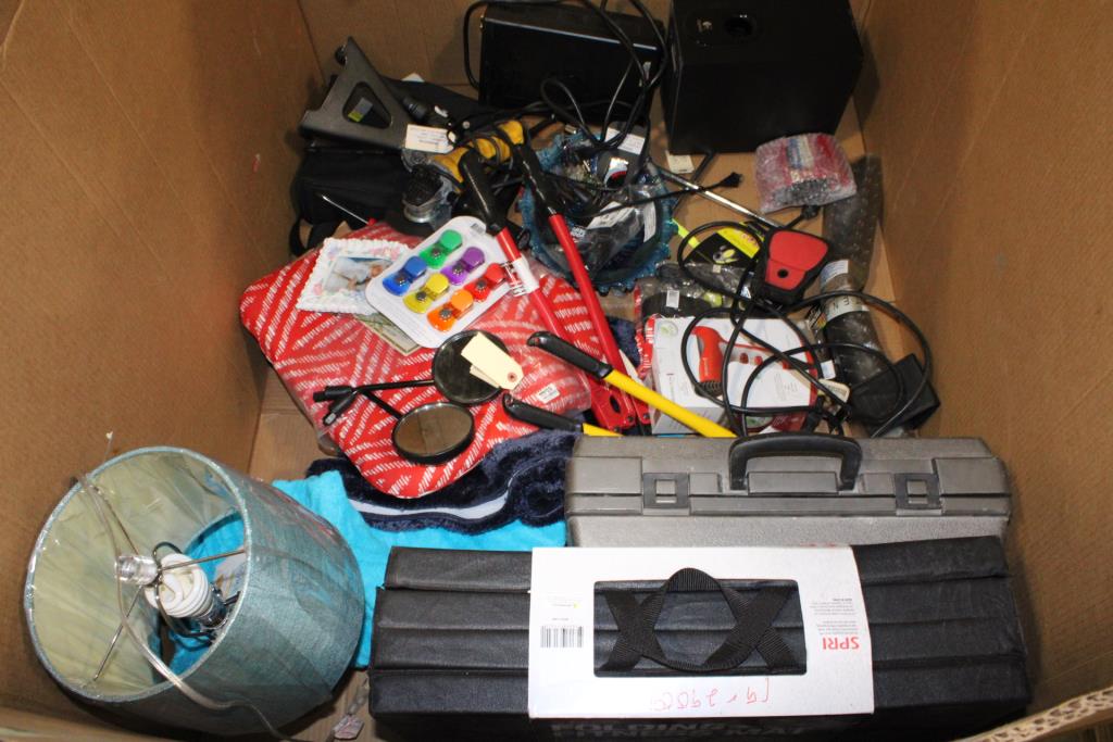 Pallet With Speaker, Tools & More, 20+ Pieces | Property Room