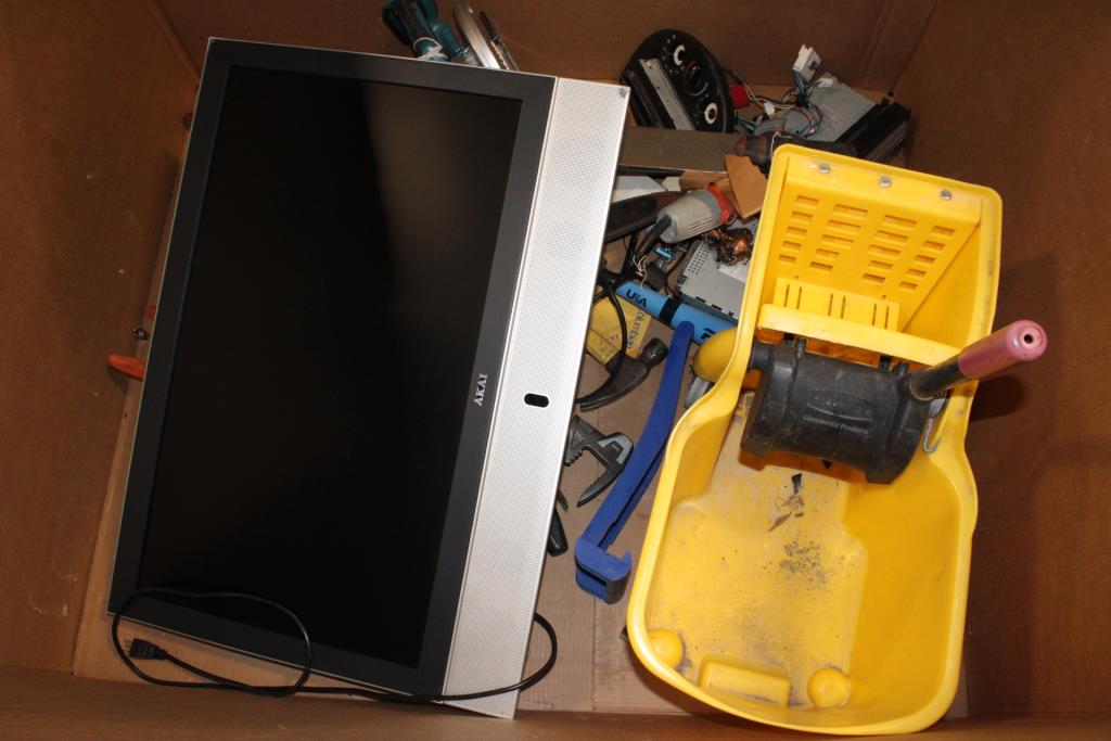 Pallet With Television, Tools & More, 15+ Pieces | Property Room