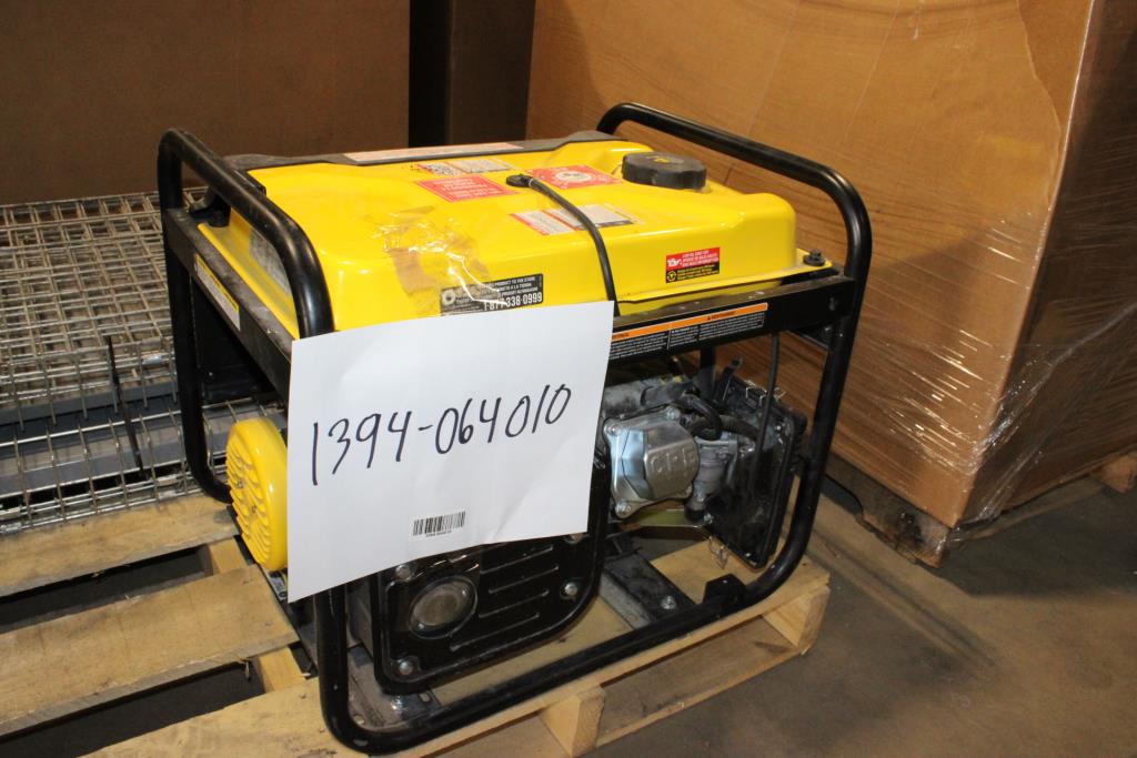 Pallet With Wire Caging & Champion 224cc Generator | Property Room