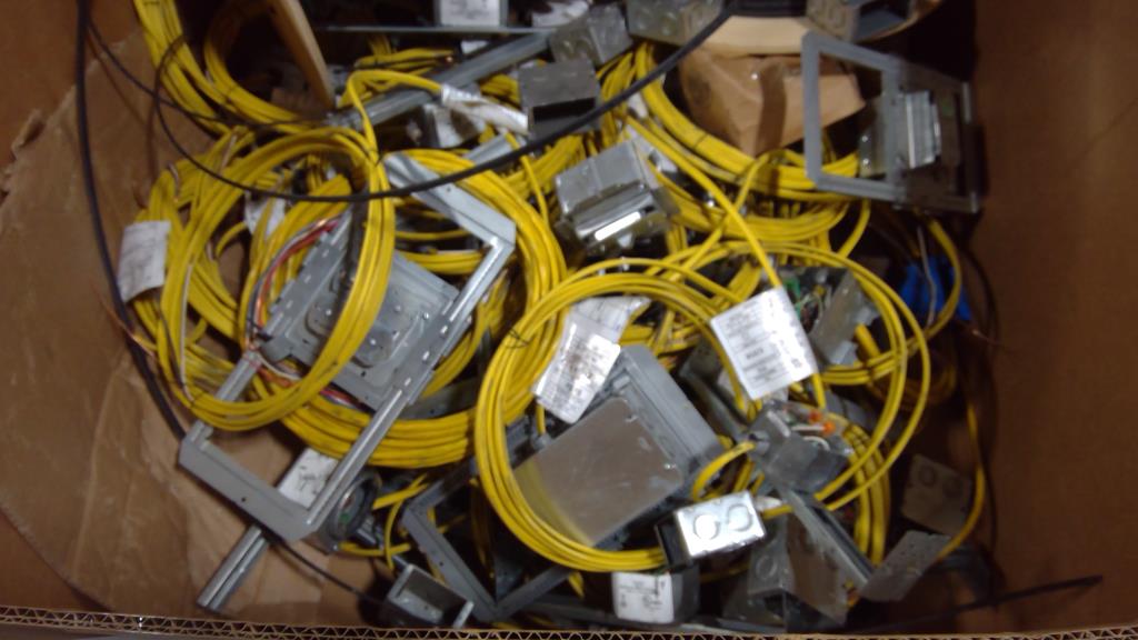 Pallet With Wire & Hardware, 10+ Pieces | Property Room