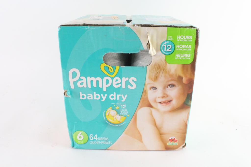 Pamper's Baby Dry 64-Pack Diapers | Property Room