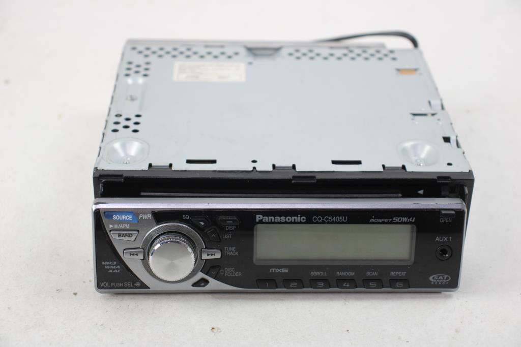 Panasonic CQ-C5405U Car Stereo, And More | Property Room
