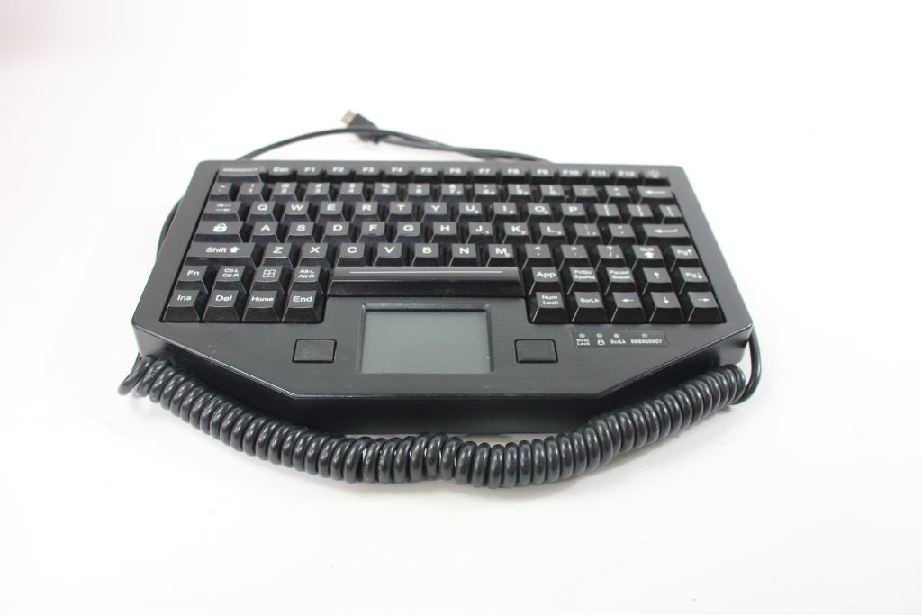 Panasonic IKey Mountable Keyboard, Havis Console, And Getac Touchpad ...