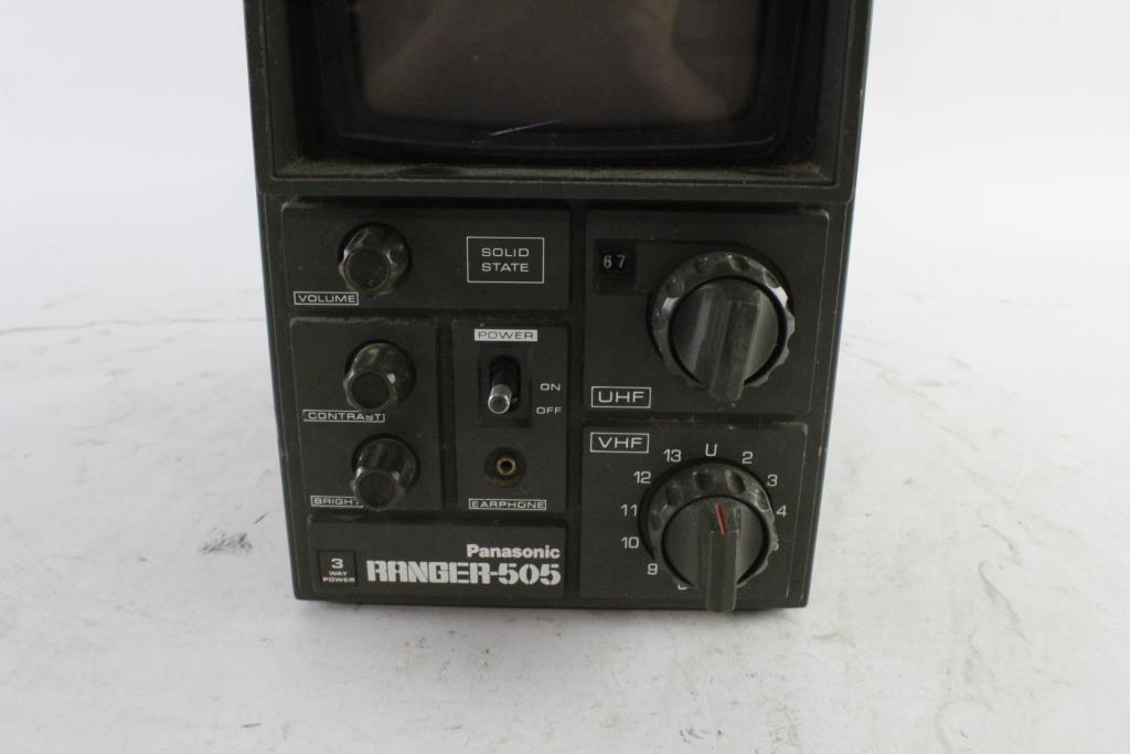 Panasonic Ranger-505 Portable Solid State Analog TV | Property Room