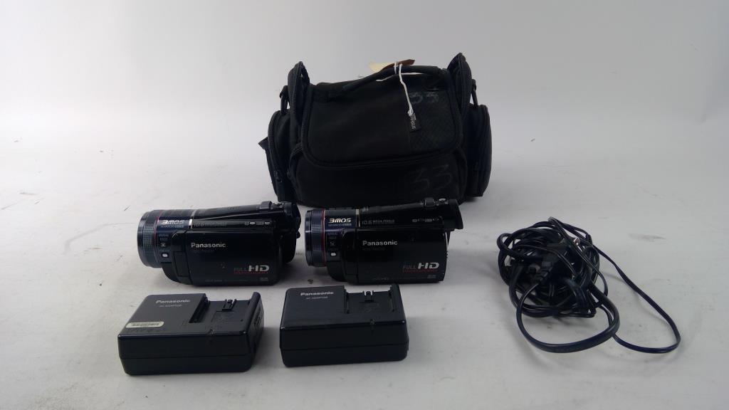 Panasonic Video Camera Lot, 2 Pieces | Property Room