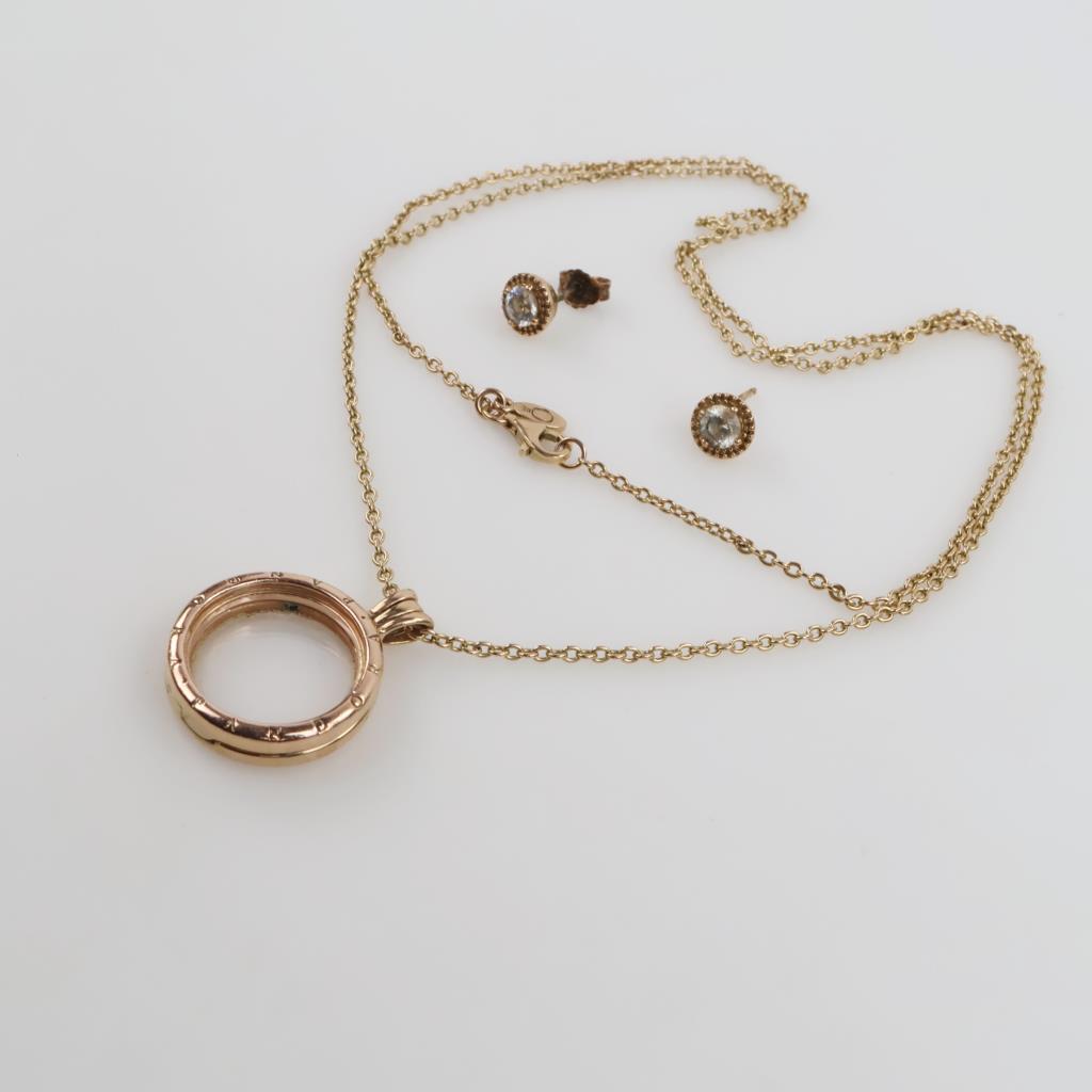 Pandora 14kt GP Jewelry; 4 Pieces | Property Room