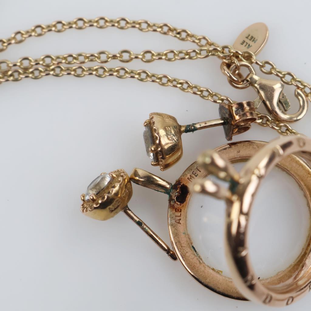 Pandora 14kt GP Jewelry; 4 Pieces | Property Room