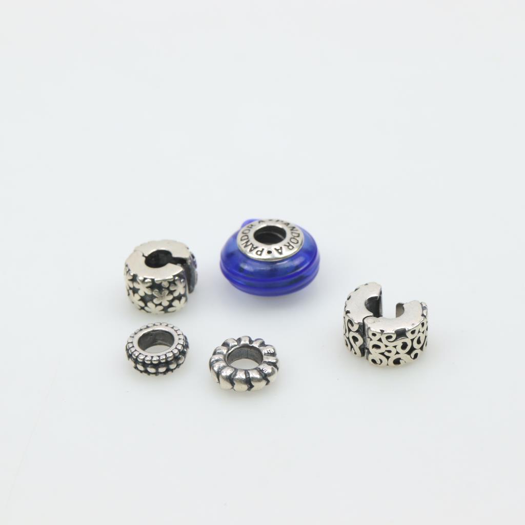 Pandora Silver Charms, 5 Pieces | Property Room