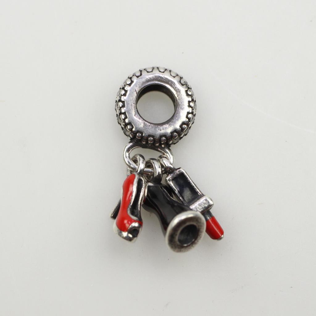 Pandora Silver Glamour Trio Dangle Charm Pendant | Property Room