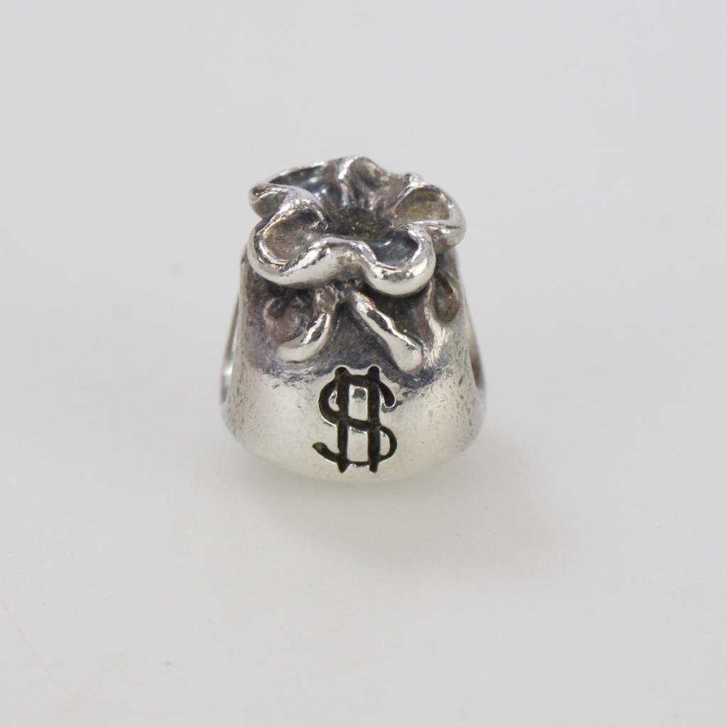 Pandora Silver Money Bag Charm 3.8g | Property Room