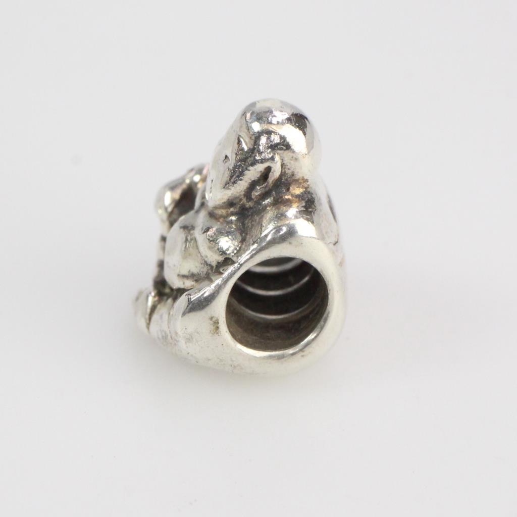 Pandora Silver Smiling Buddha Charm, 3.44g | Property Room