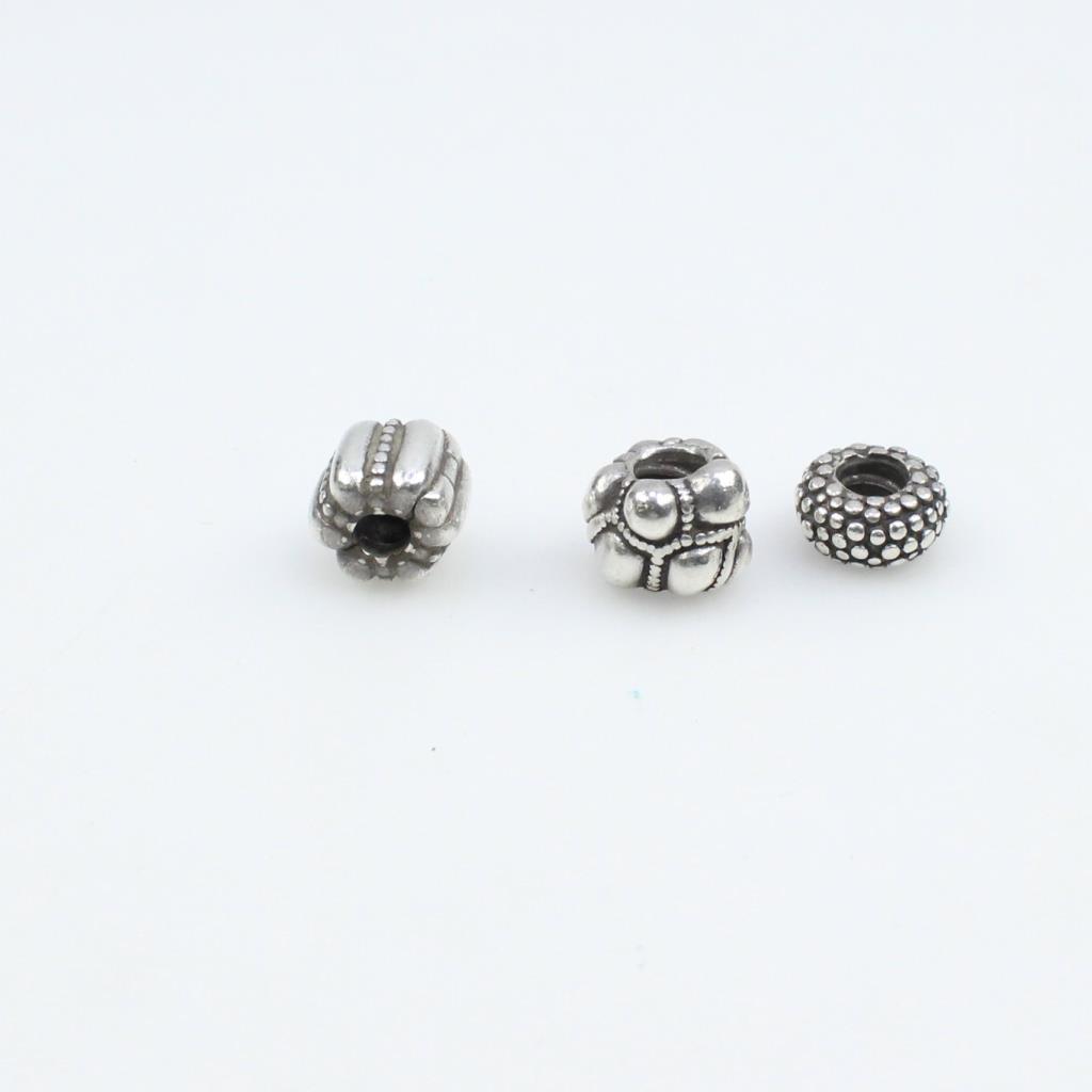Pandora Silver Spacer, 3 Pieces | Property Room