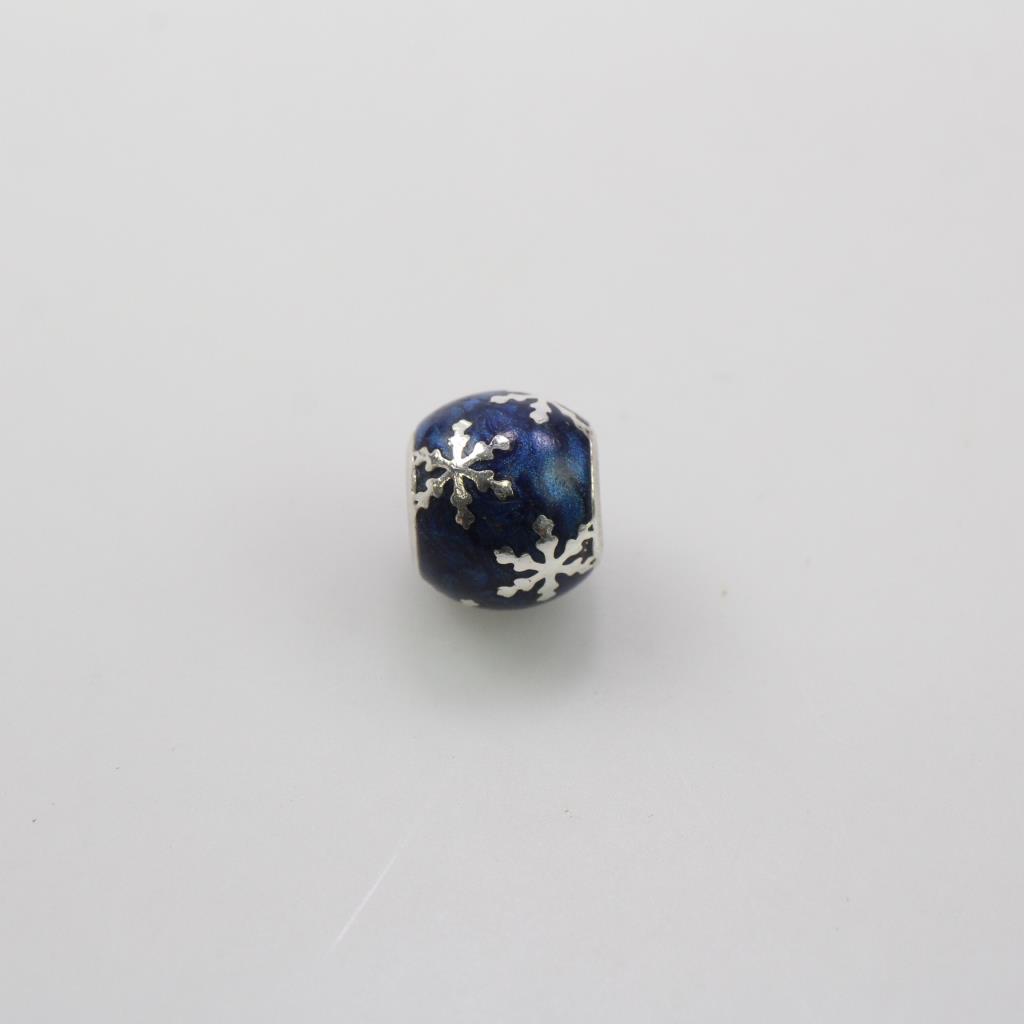 Pandora Sterling Silver Blue Snowflake Charm | Property Room