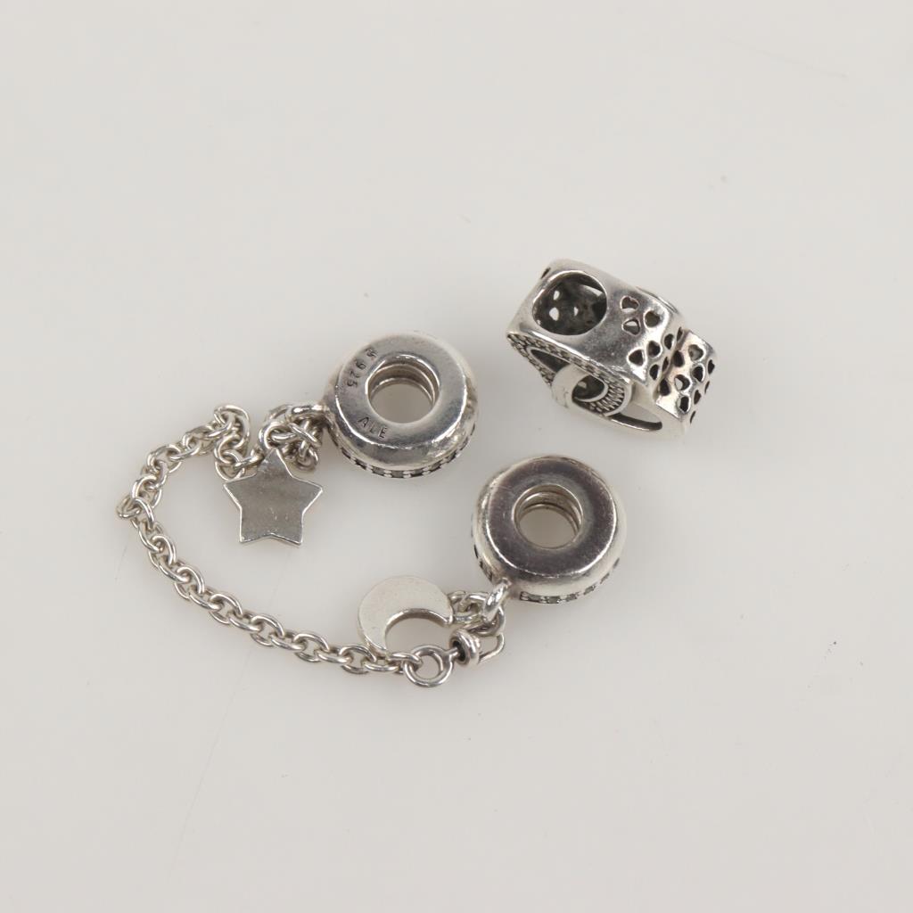 Pandora Sterling Silver Charms, 2 Pieces | Property Room