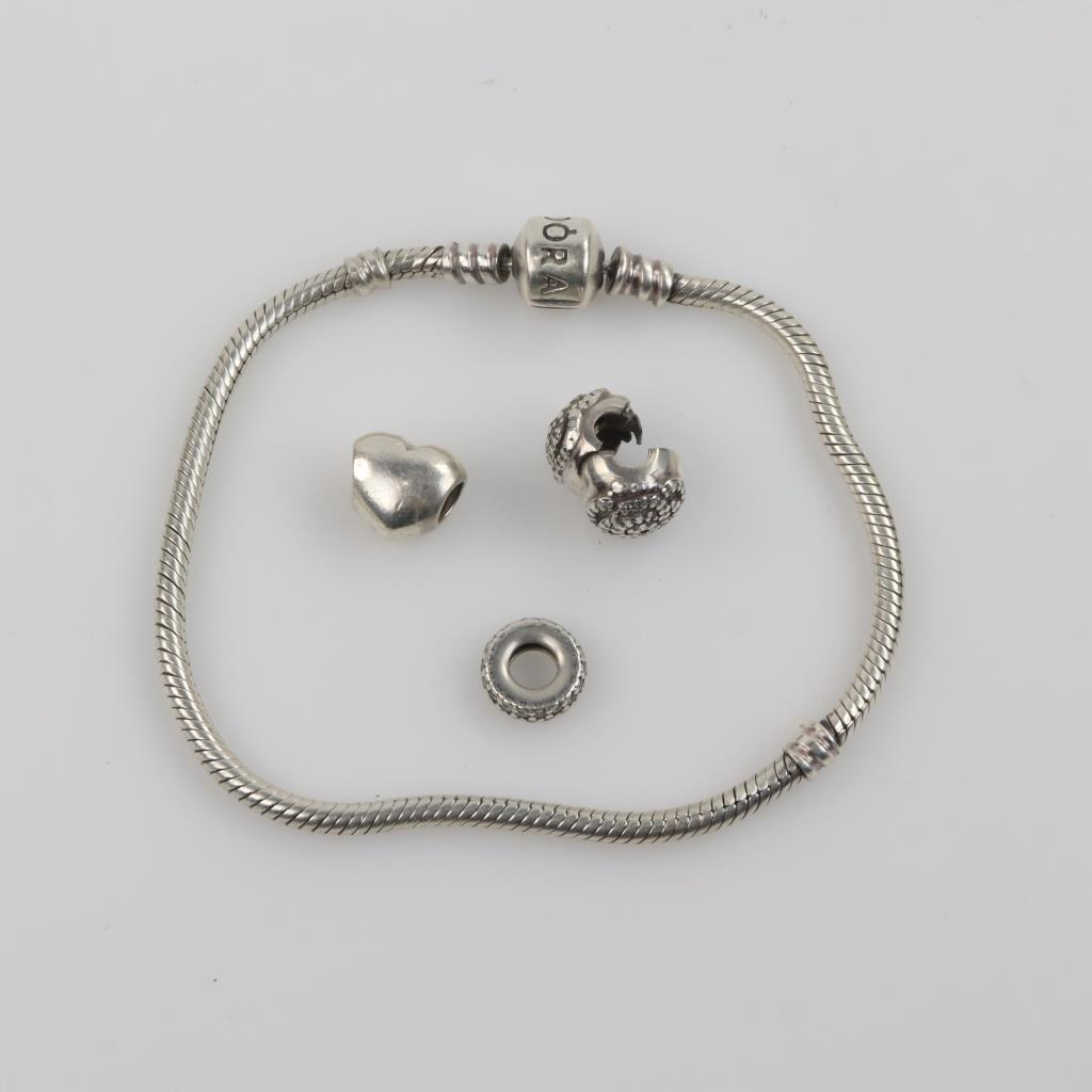 Pandora Sterling Silver Jewelry, 4 Pieces | Property Room