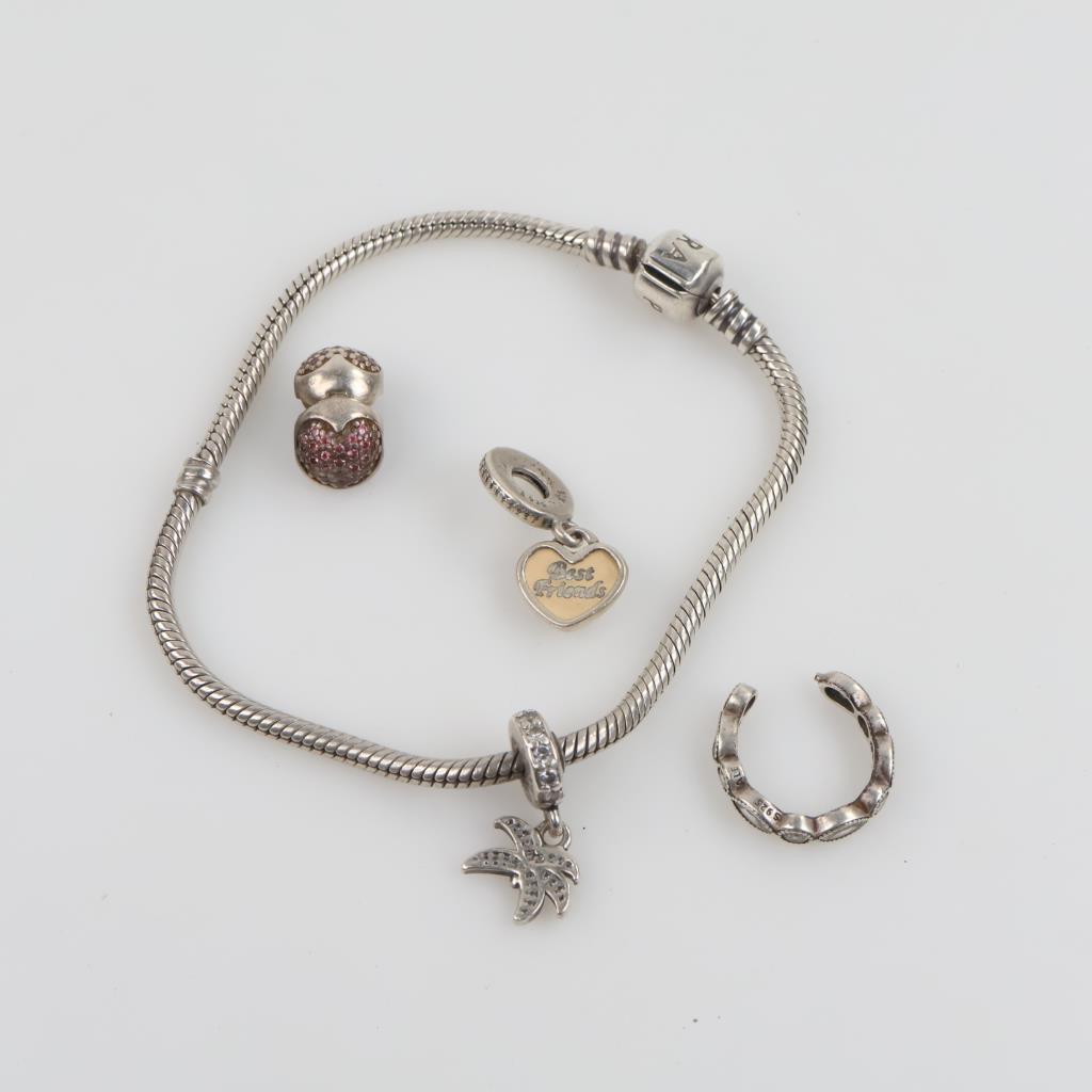 Pandora Sterling Silver Jewelry, 5 Pieces | Property Room