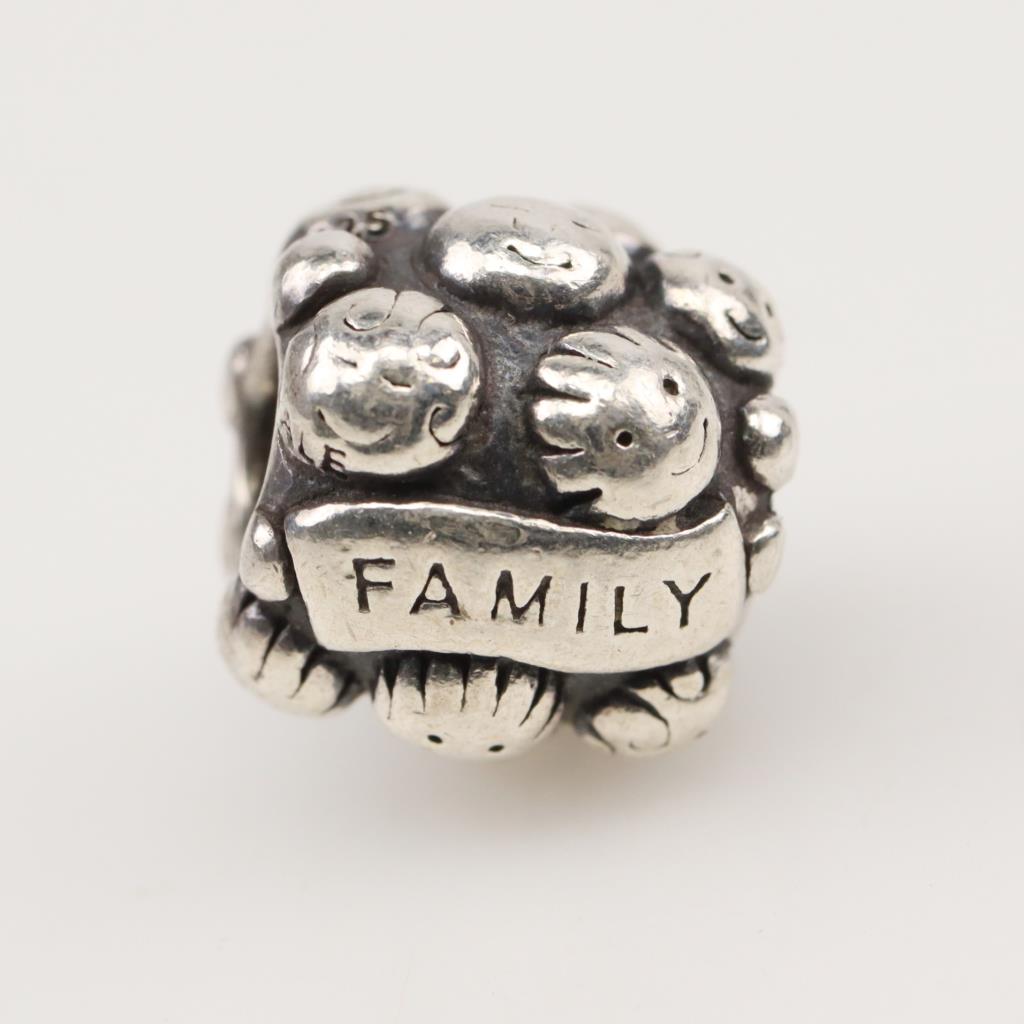 Pandora Sterling Silver Love And Family Charm | Property Room