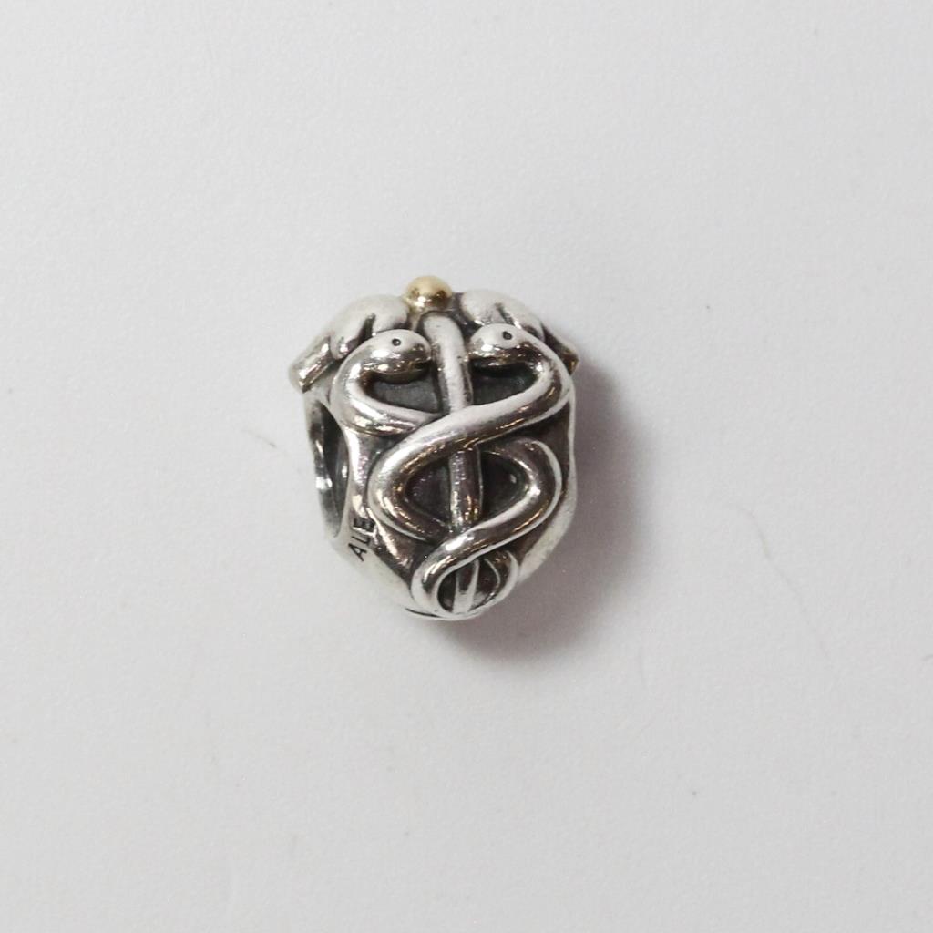 Pandora Sterling Silver Medical Caduceus Charm 3.5g | Property Room