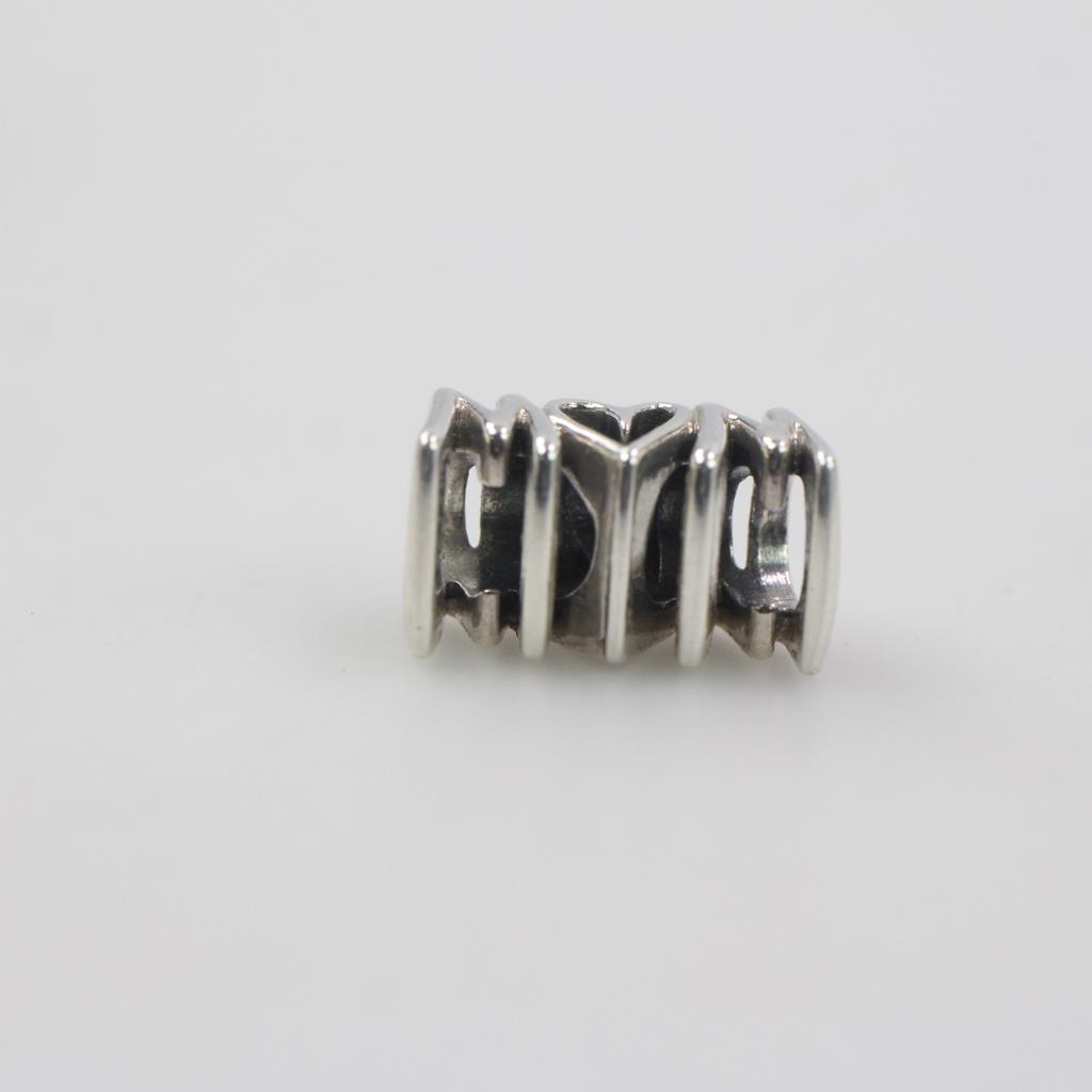 Pandora Sterling Silver Mom Script Charm | Property Room