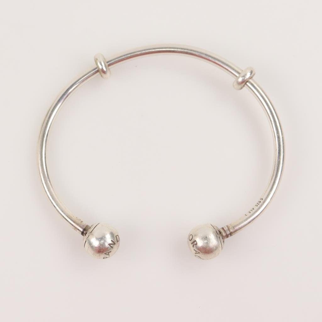 Pandora Sterling Silver Moments Open Bangle | Property Room