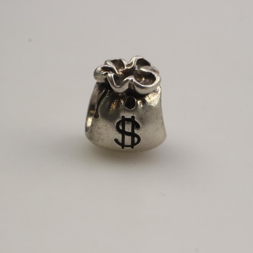 Pandora Sterling Silver Money Bag Charm | Property Room