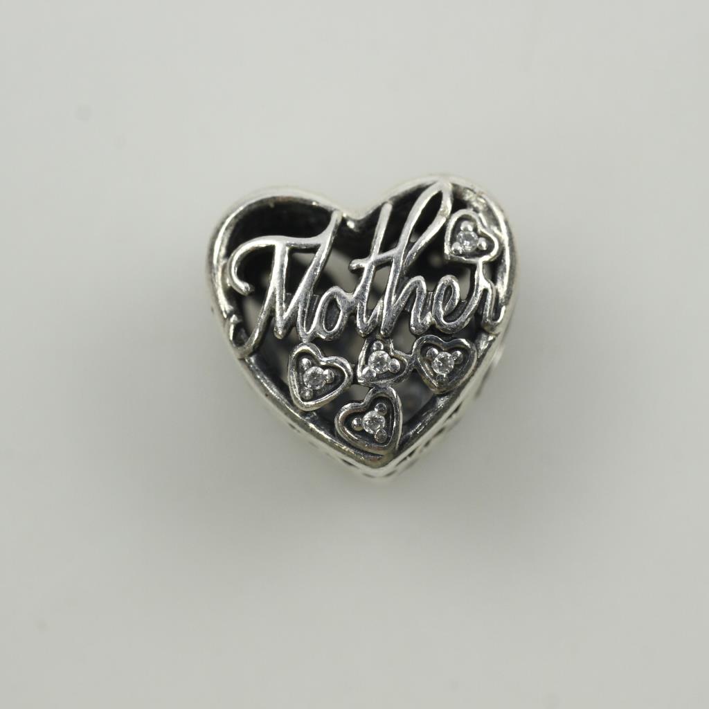 Pandora Sterling Silver Mother And Son Charm | Property Room