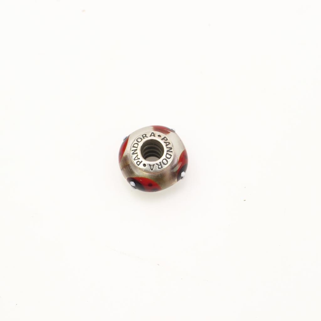 Pandora Sterling Silver Murano Lady Bug Charm | Property Room
