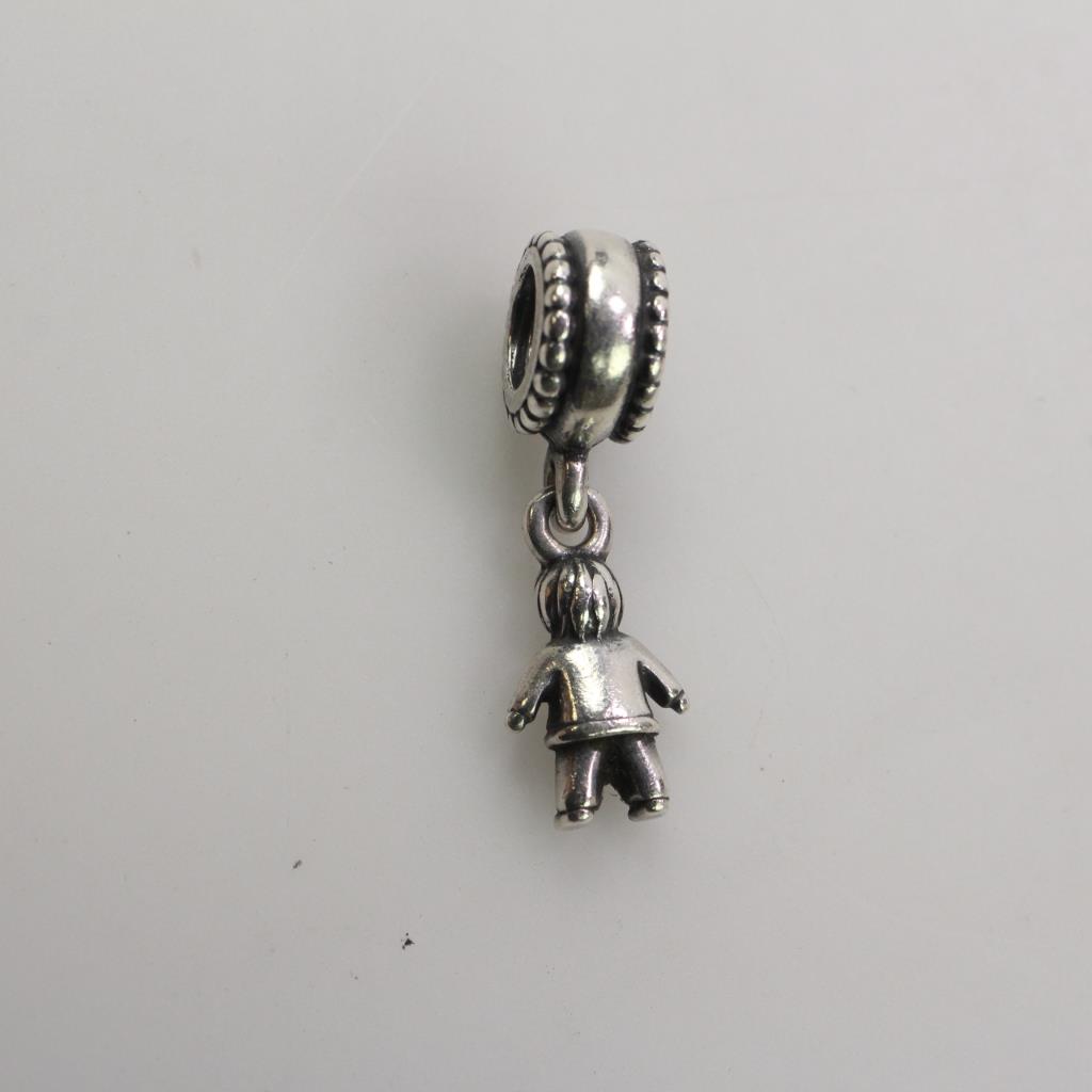 Pandora Sterling Silver "My Little Boy" Dangle Charm | Property Room