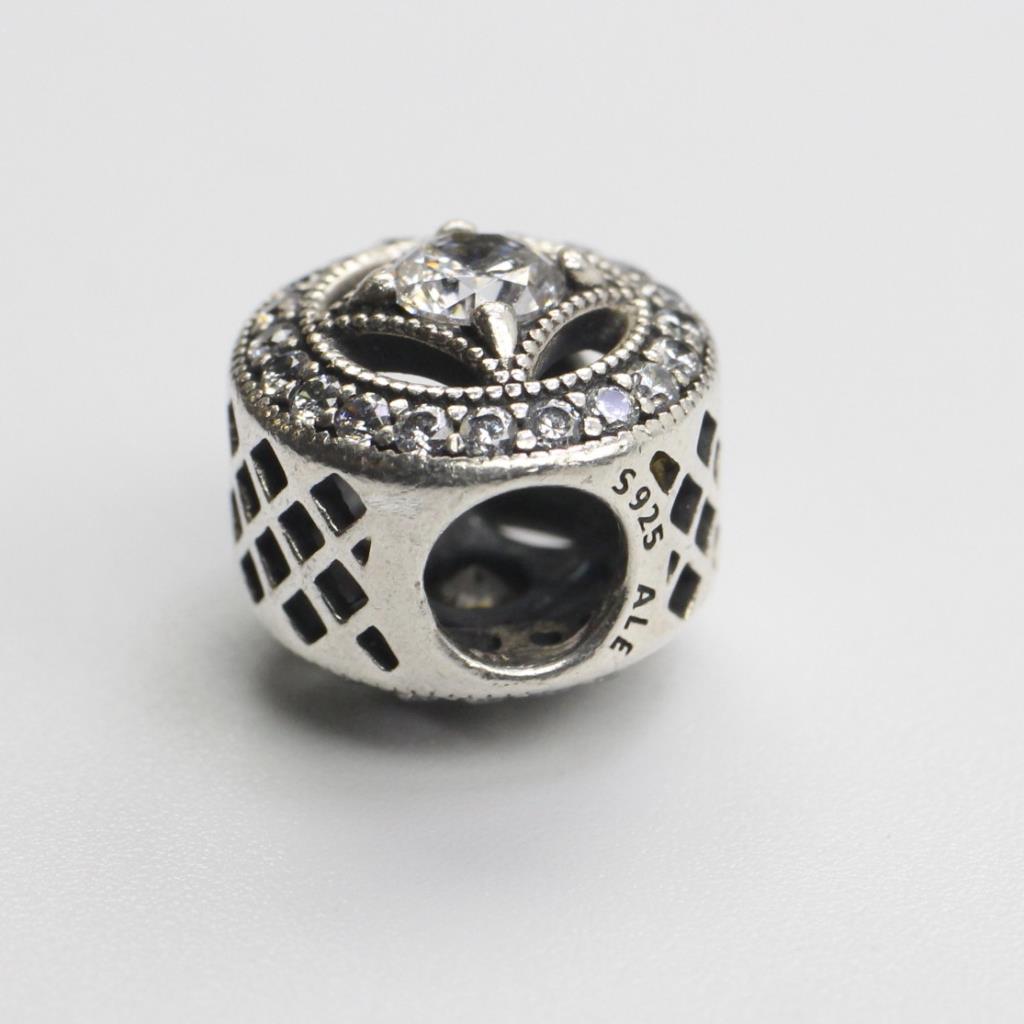 Pandora Sterling Silver Sparkling Halo Charm | Property Room