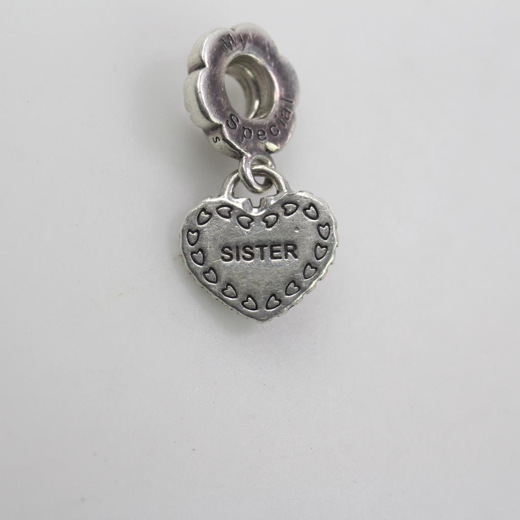 Pandora Sterling Silver Special Sister Charm | Property Room