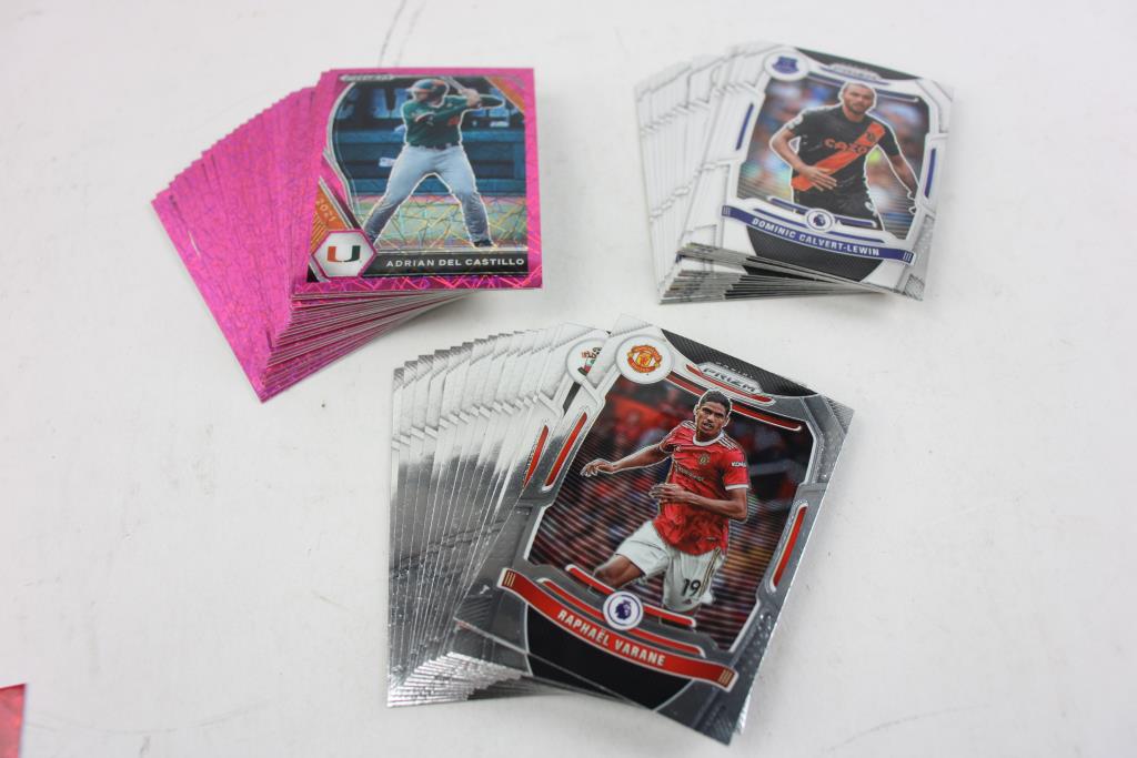 Panini Baseball And Soccer Trading Card Lot, 100+ Pieces | Property Room