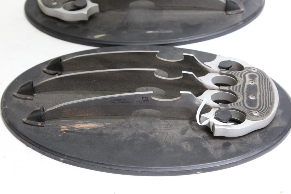 Pantera Framed Claws, Stainless Steel, 2 Pieces | Property Room